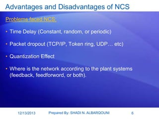 Robust Stability and Disturbance Analysis of a Class of Networked Control Systems | PPTX