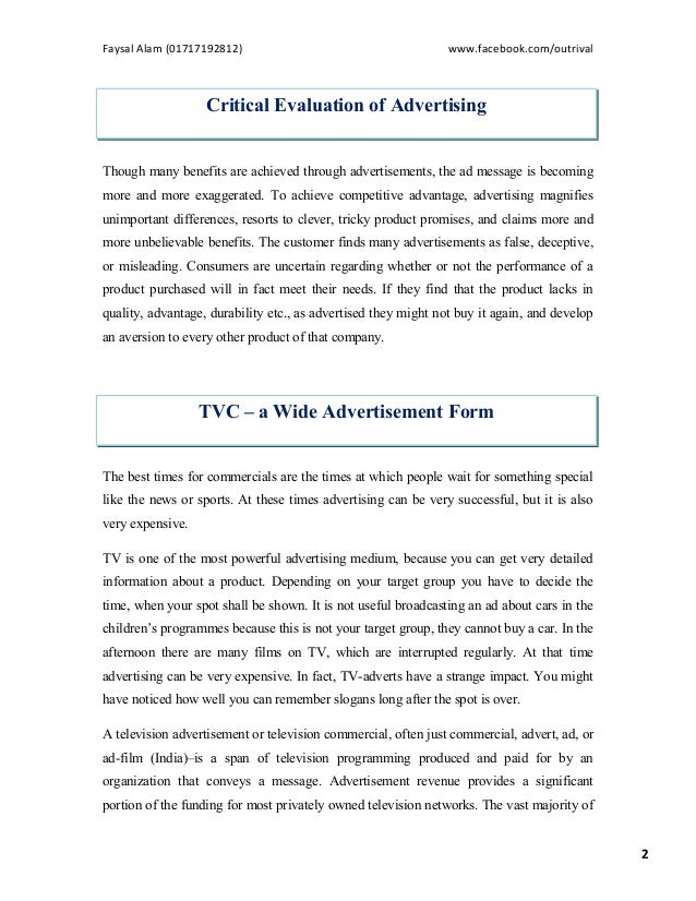A Study on Bangladeshi Television Commercials (TVCs)