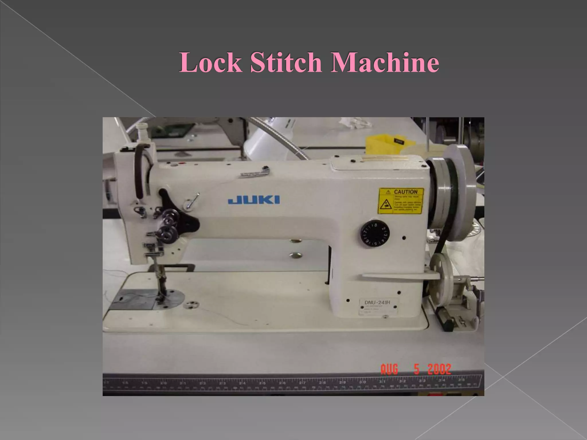 Sewing Machines Stitch Fundamentals | PPTX