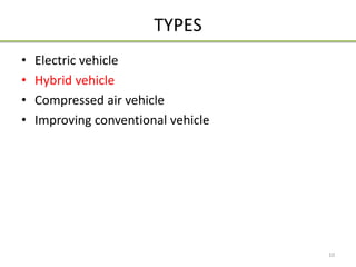 Environment Friendly Automobiles | PPT