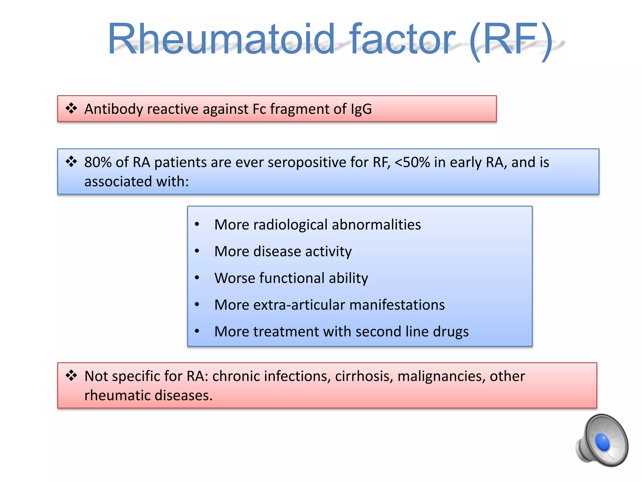Rheumatoid Arthritis: Early Diagnosis and Treatment | PPTX
