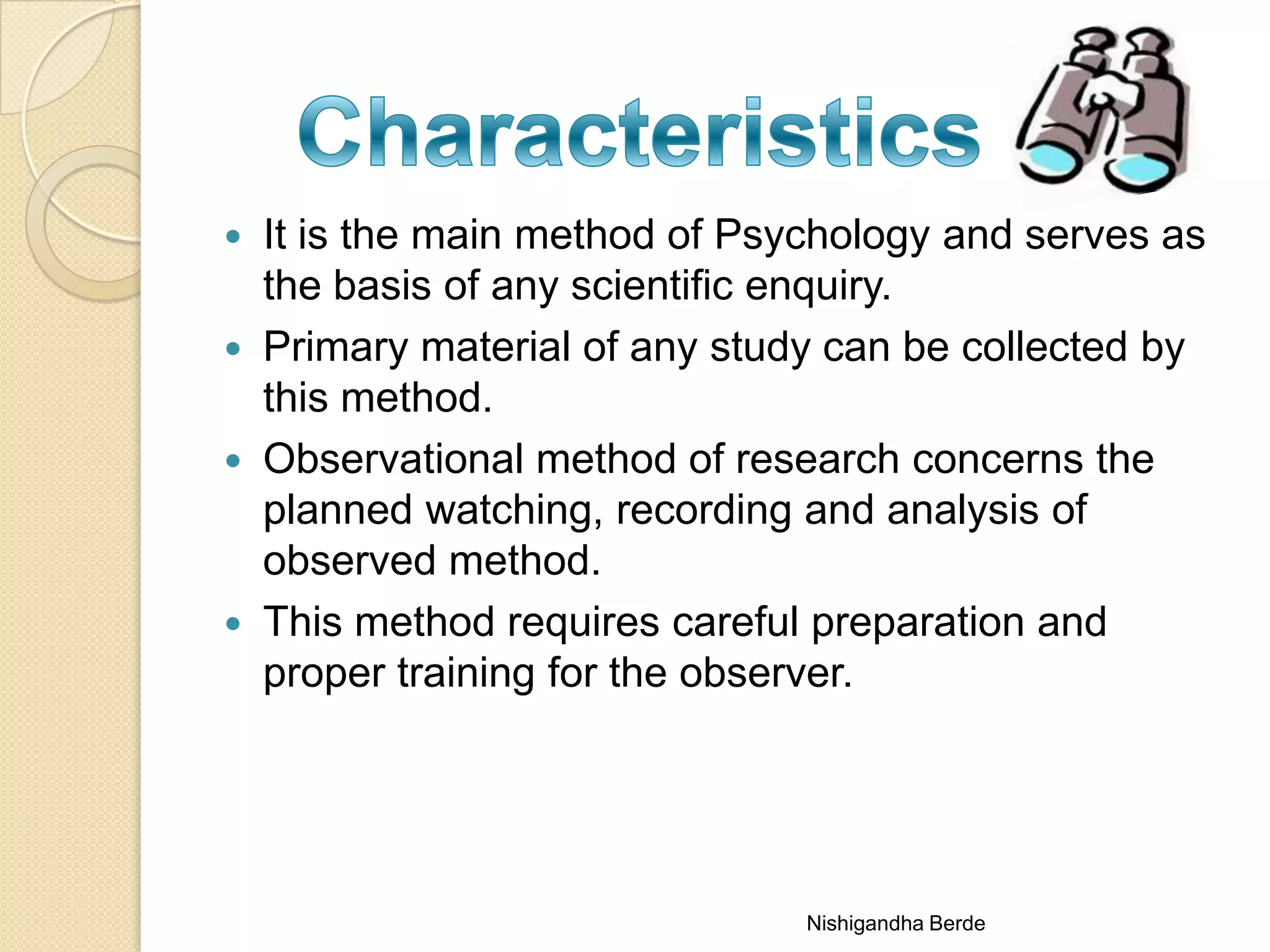 Observational Method of Behavior Analysis | PPT