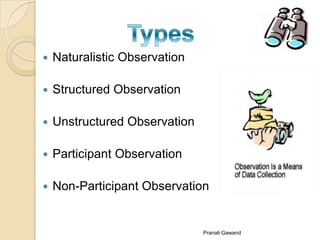 Observational Method of Behavior Analysis | PPT