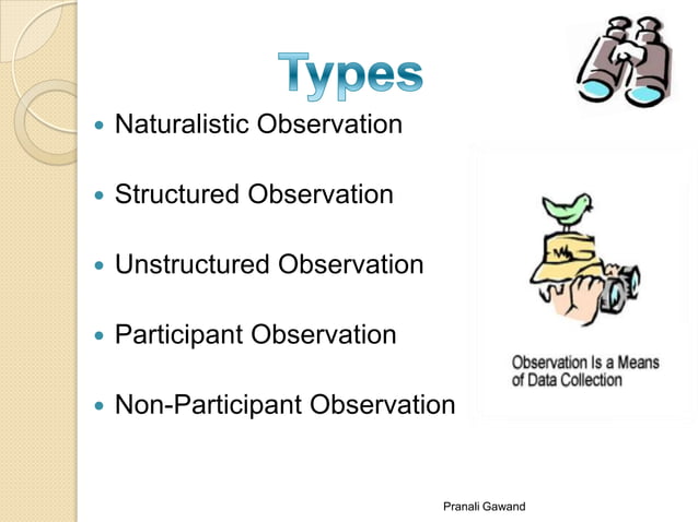 Observational Method of Behavior Analysis | PPT