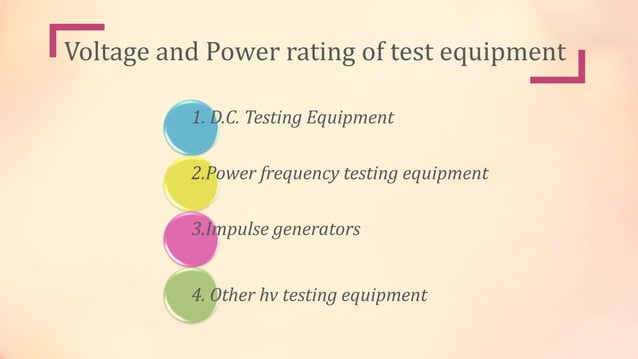 Design, planning and layout of high voltage lab | PPTX | Physics | Science