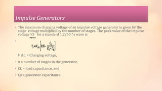 Design, planning and layout of high voltage lab | PPTX