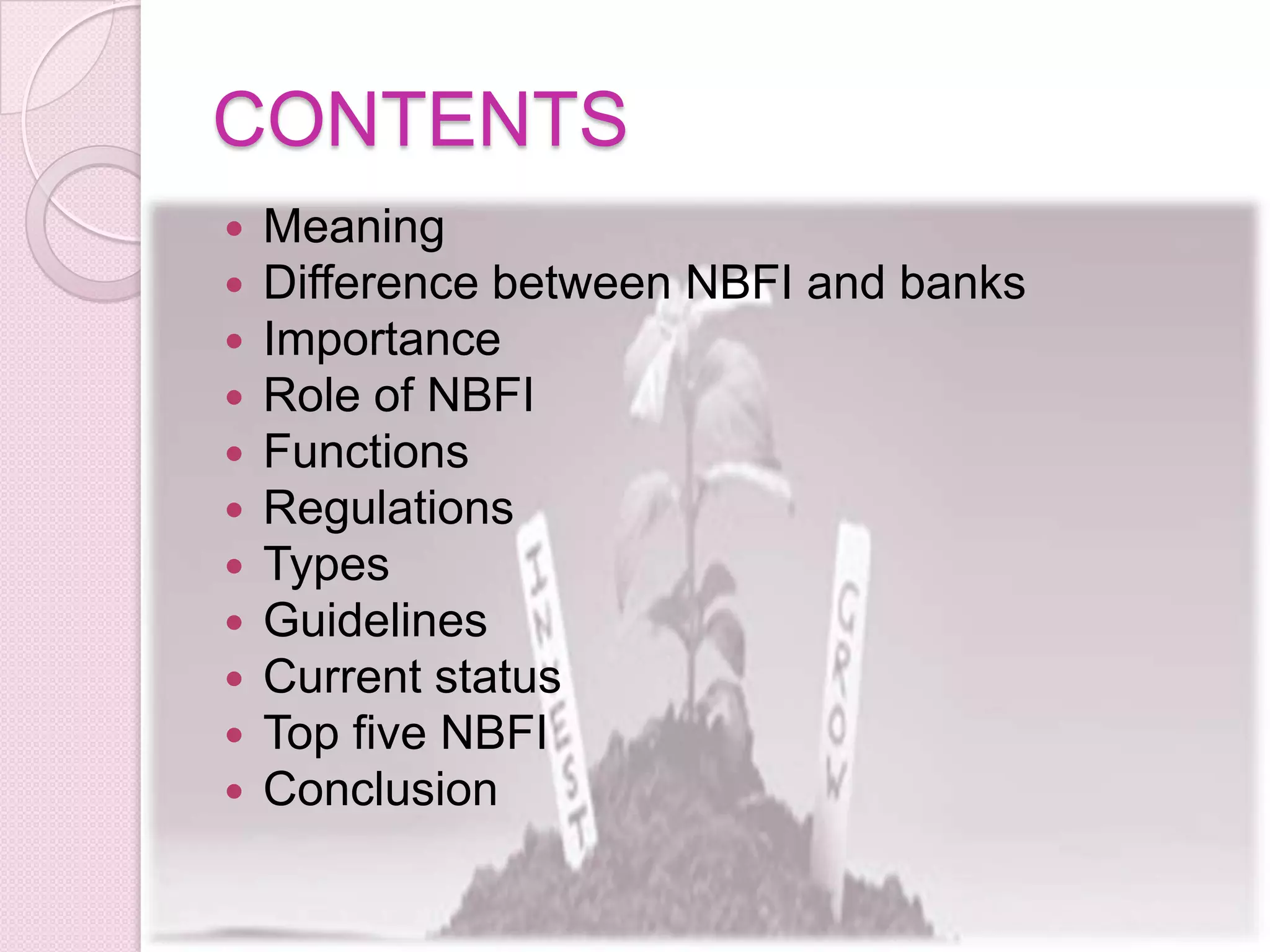 non banking financial institution | PPTX