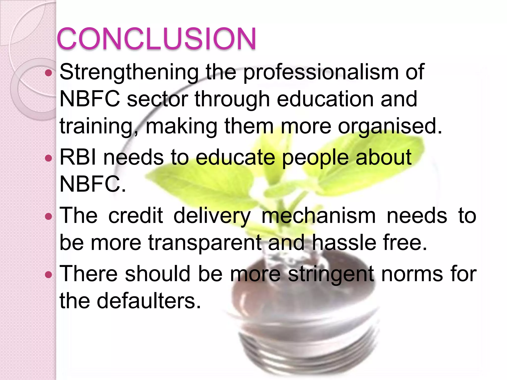 non banking financial institution | PPTX