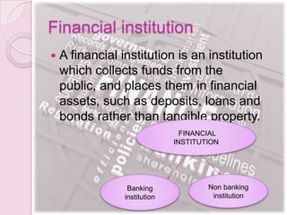 non banking financial institution | PPTX