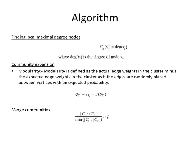 Recomendation System Community Detection Based Recomendation System Using Hypergraphs Ppt