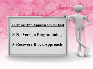 Fault Tolerance System | PPT