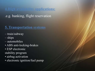 Fault Tolerance System | PPTX | Operating Systems | Computer Software and Applications