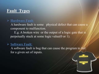 Fault Tolerance System | PPTX | Operating Systems | Computer Software and Applications