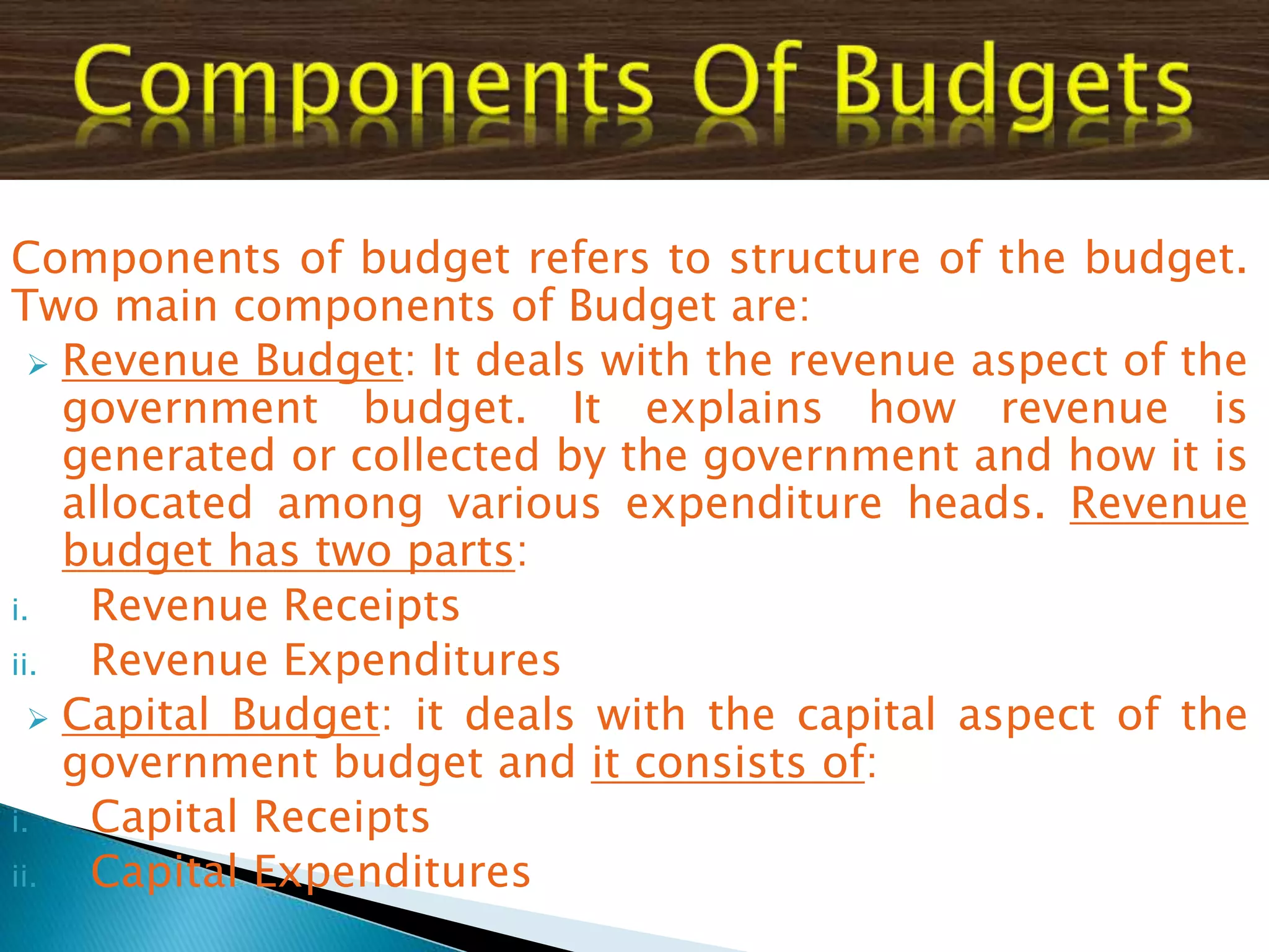 ppt on government budget | PPTX