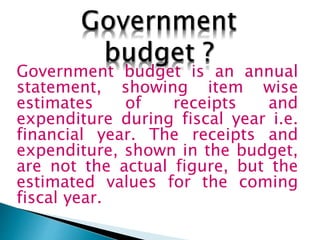 ppt on government budget | PPTX