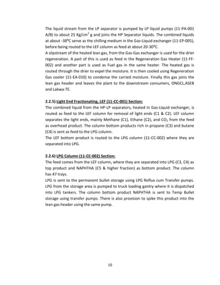 project on enhancement of LPG recovery, GAIL | PDF