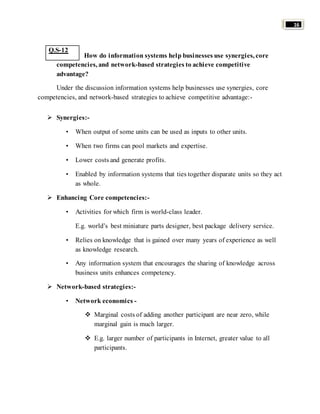 Management Information System Chapter 03 | PDF