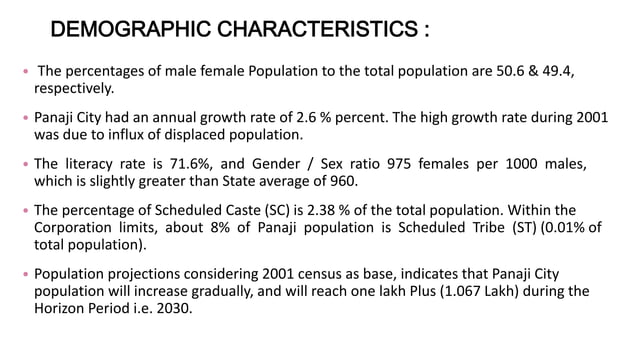 Urban design Case study GOA PANJIM | PPTX