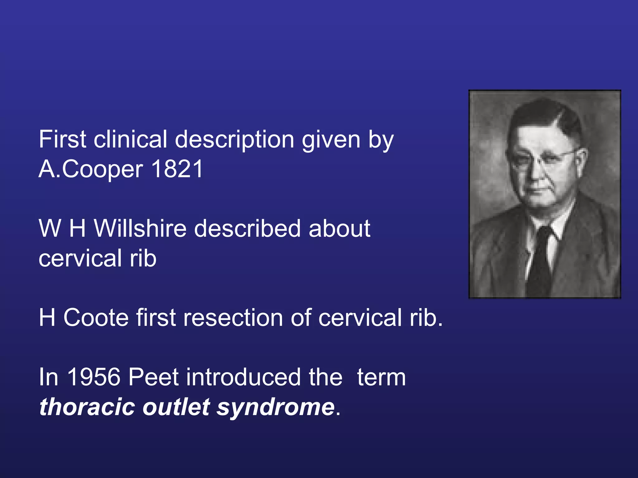 thoracic outlet syndrome | PPT