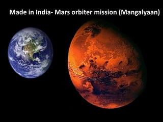 mars orbiter mission- mangalyaan. | PPTX