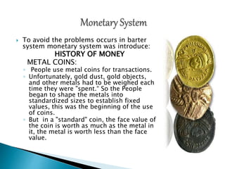 Evalution of Money and Banking system | PPTX