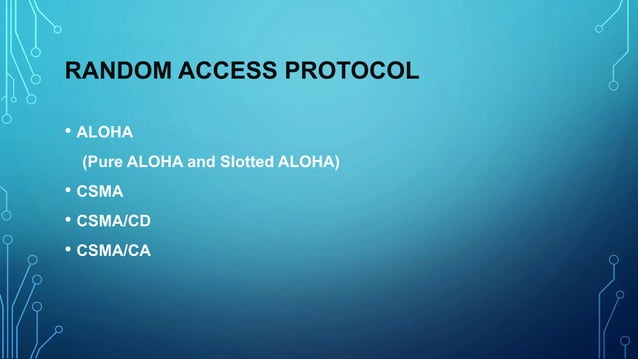 Multiple Access Protocal | PPTX