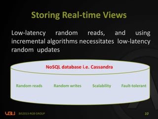 Speed layer : Real time views in LAMBDA architecture | PPT