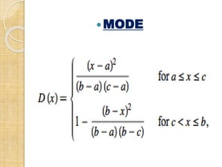 TRIANGULAR DISTRIBUTIONS | PPTX