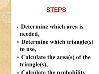 TRIANGULAR DISTRIBUTIONS | PPTX