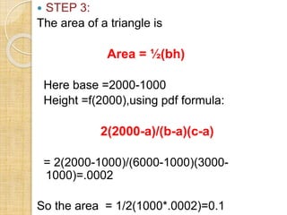 TRIANGULAR DISTRIBUTIONS | PPTX