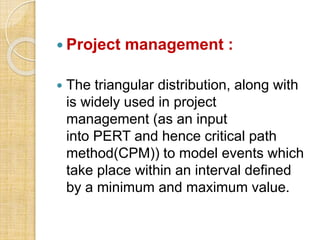TRIANGULAR DISTRIBUTIONS | PPTX