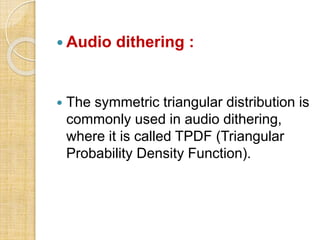 TRIANGULAR DISTRIBUTIONS | PPTX