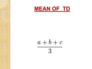 TRIANGULAR DISTRIBUTIONS | PPTX