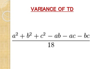 TRIANGULAR DISTRIBUTIONS | PPTX
