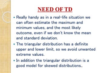 TRIANGULAR DISTRIBUTIONS | PPTX