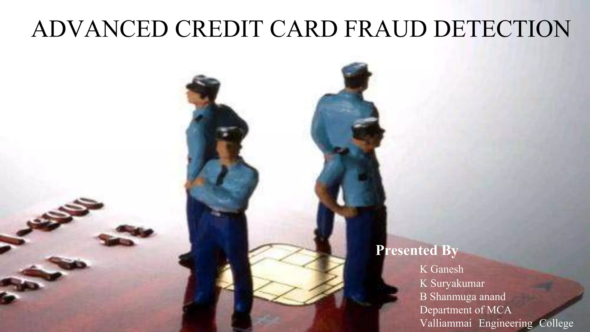 Credit card fraud detection methods using Data-mining.pptx (2) | PPTX