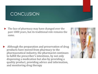 HISTORY OF PHARMACY PROFESSION | PPTX