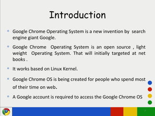 Google Chrome Operating System | PPT