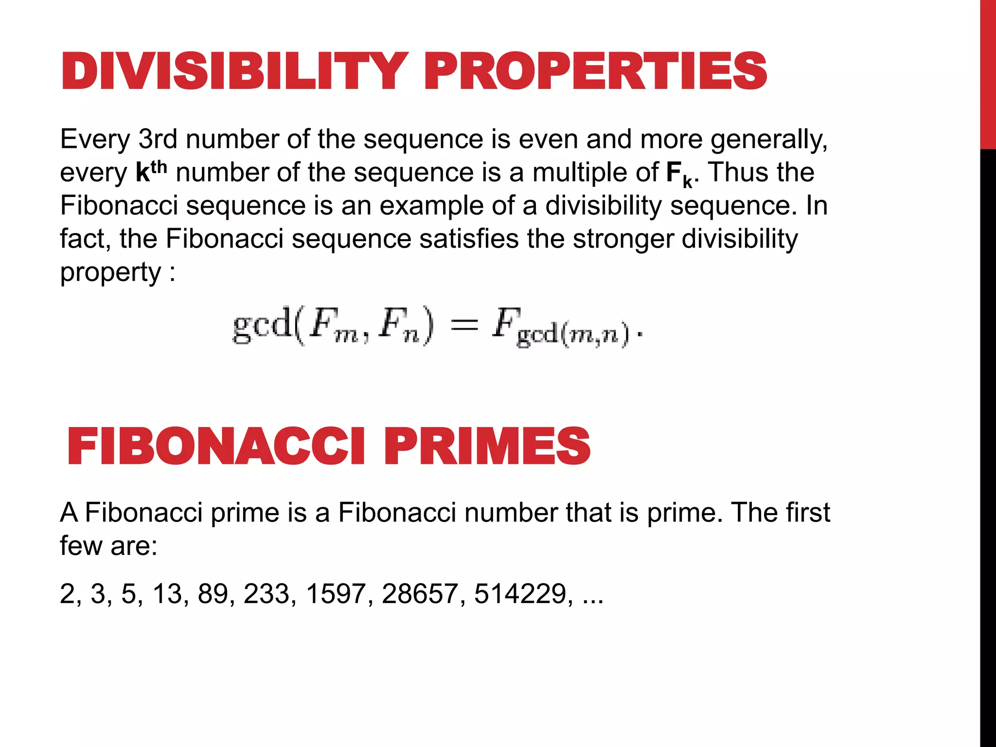 Fibonacci numbers And Lucas numbers | PPTX
