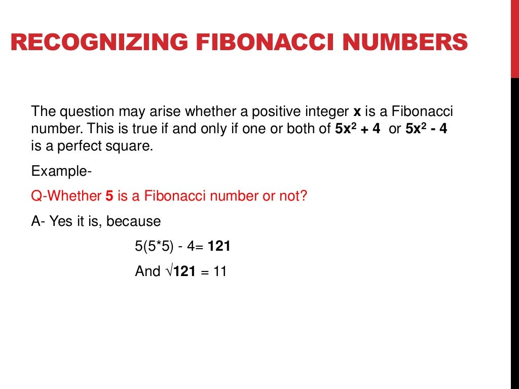 Fibonacci Numbers And Lucas Numbers