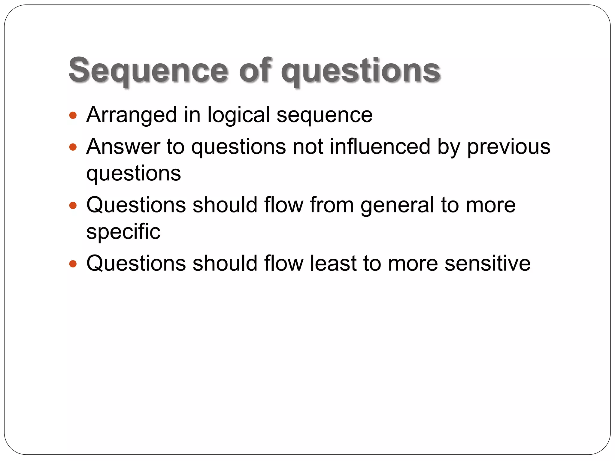 Schedule and Questionnaire Difference between Schedule and ...