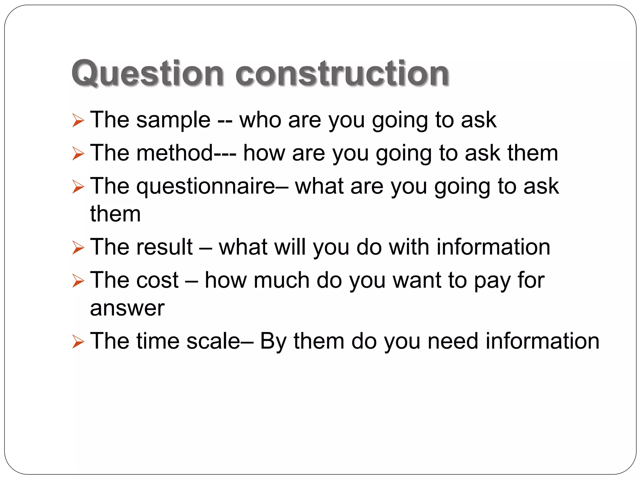 Schedule and Questionnaire Difference between Schedule and ...