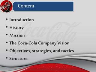 Presentation on/about Coca-ColaCompany | PPT