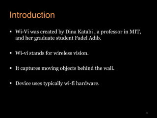 Wi-Vi technology | PPTX