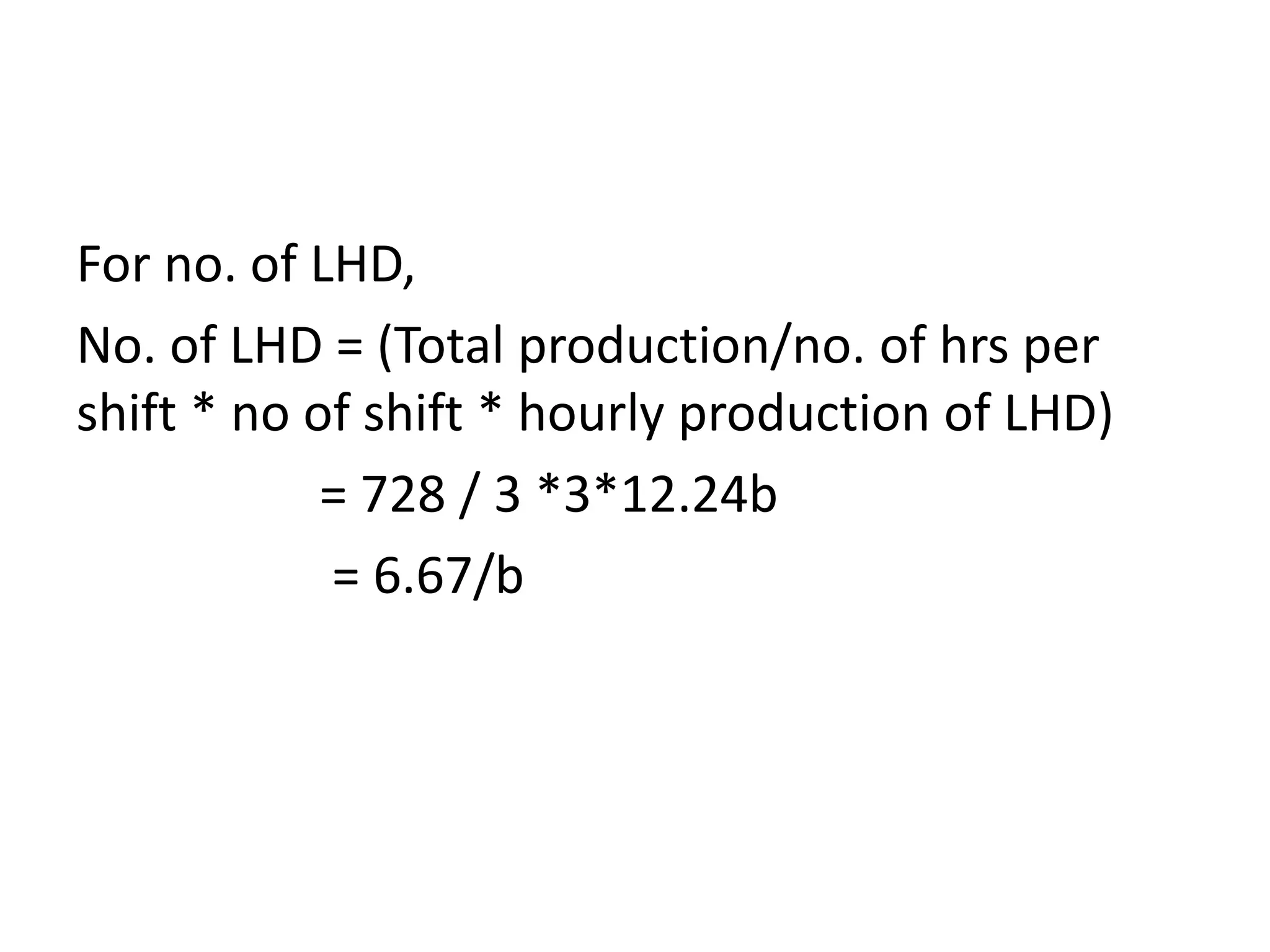 Bord and pillar working with LHD/SDL | PPTX