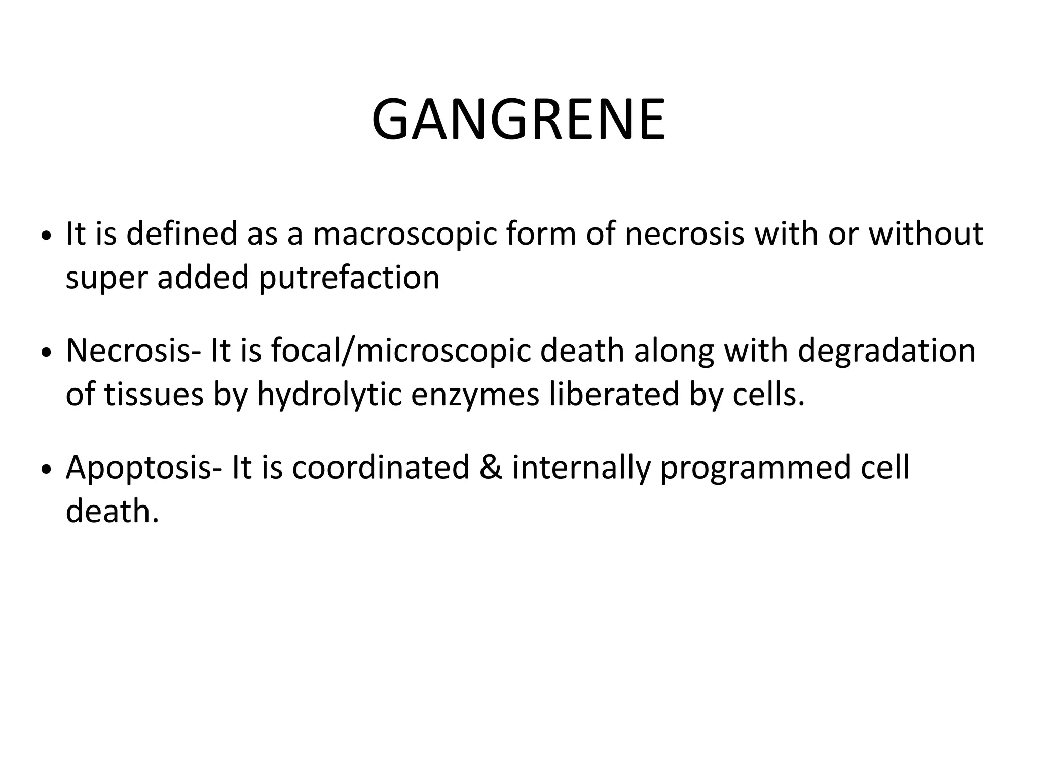 Gangrene & amputation | PPTX