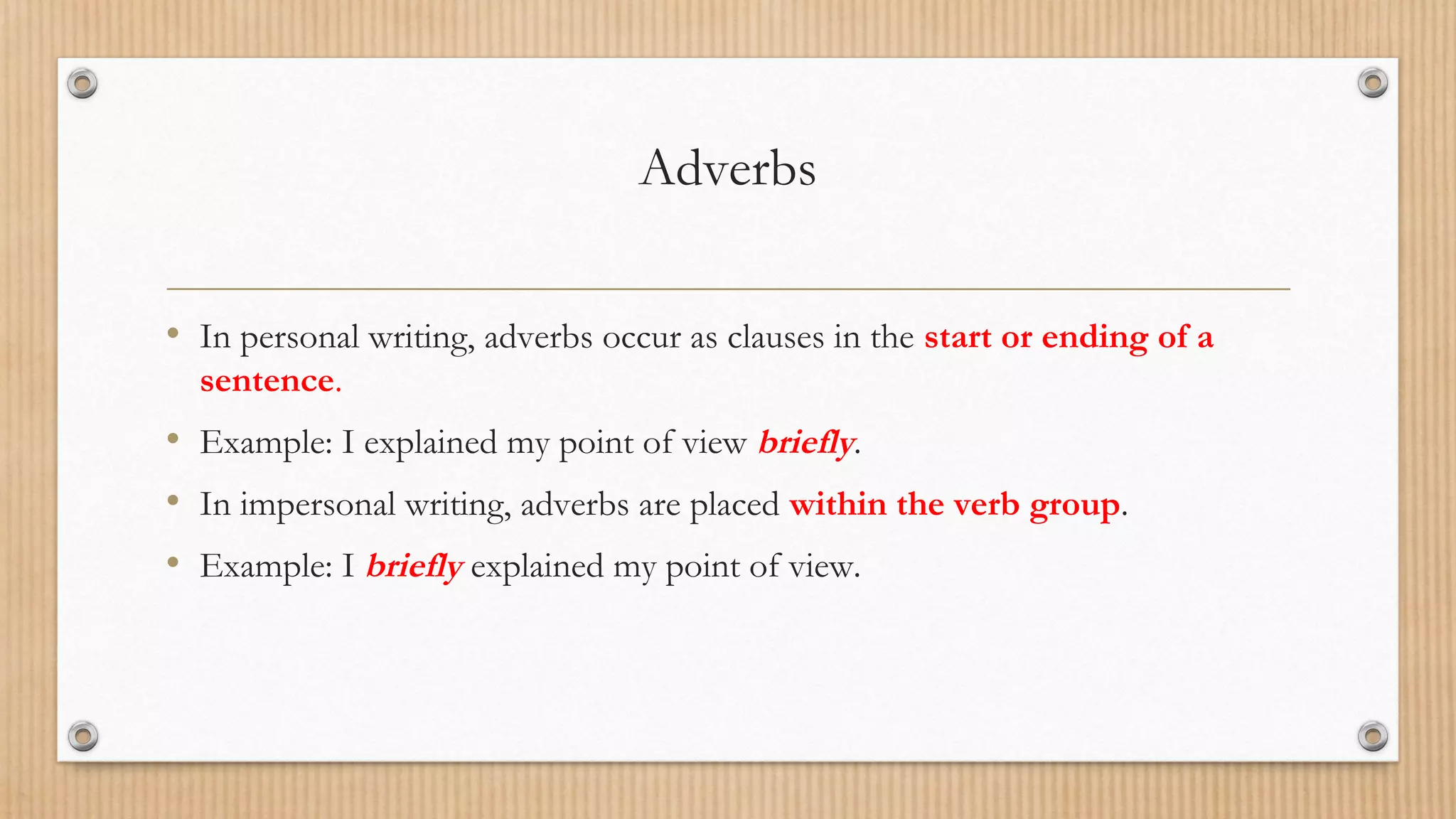 Final presentation - Personal and Impersonal Language Style | PPT