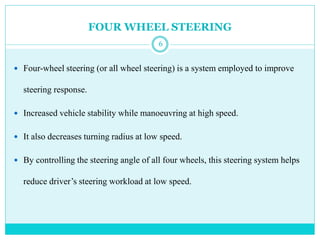 All-Wheeled Steering System | PPTX