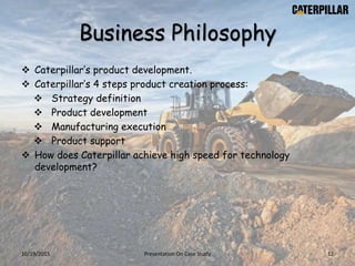 Caterpillar Case Study Presentation | PPTX
