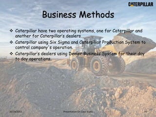 Caterpillar Case Study Presentation | PPTX